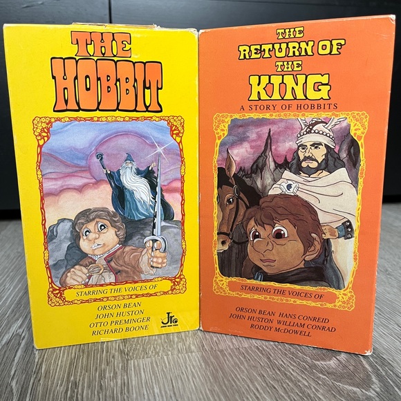 VHS | Media | The Hobbit And The Return Of The King Vintage Vhs Set ...